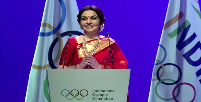 சர்வதேச ஒலிம்பிக் கமிட்டி இந்திய உறுப்பினராக நீட்டா அம்பானி ஒருமனதாக ...
