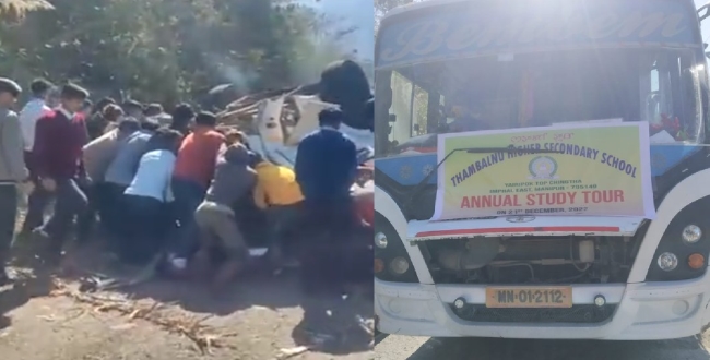 #BREAKING | பள்ளிப் பேருந்துகள் கவிழ்ந்து கோர விபத்து! 5 மாணவர்கள் பலி! 20 மாணவர்கள் படுகாயம் ...