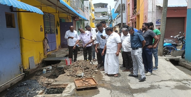 மக்களுக்கு தூய்மையான சுத்தமான குடிநீர் வழங்க வேண்டும்.. அதிகாரிகளை வலியுறுத்திய நேரு MLA ...