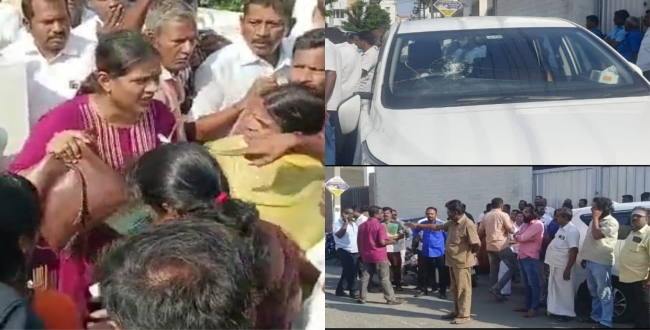 #கரூர் || பெண் ஐடி அதிகாரி மற்றும் திமுகவினர் 50 பேர் மீது வழக்கு பதிவு..!! - Seithipunal