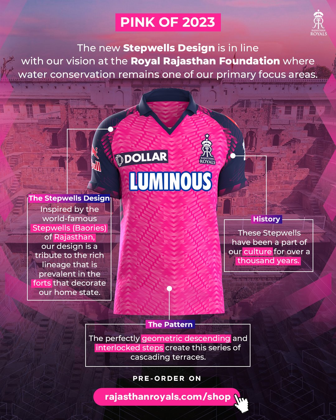 ஐபிஎல் 2023.. ராஜஸ்தான் ராயல்ஸ் அணியின் புதிய ஜெர்சி அறிமுகம்.! - Seithipunal