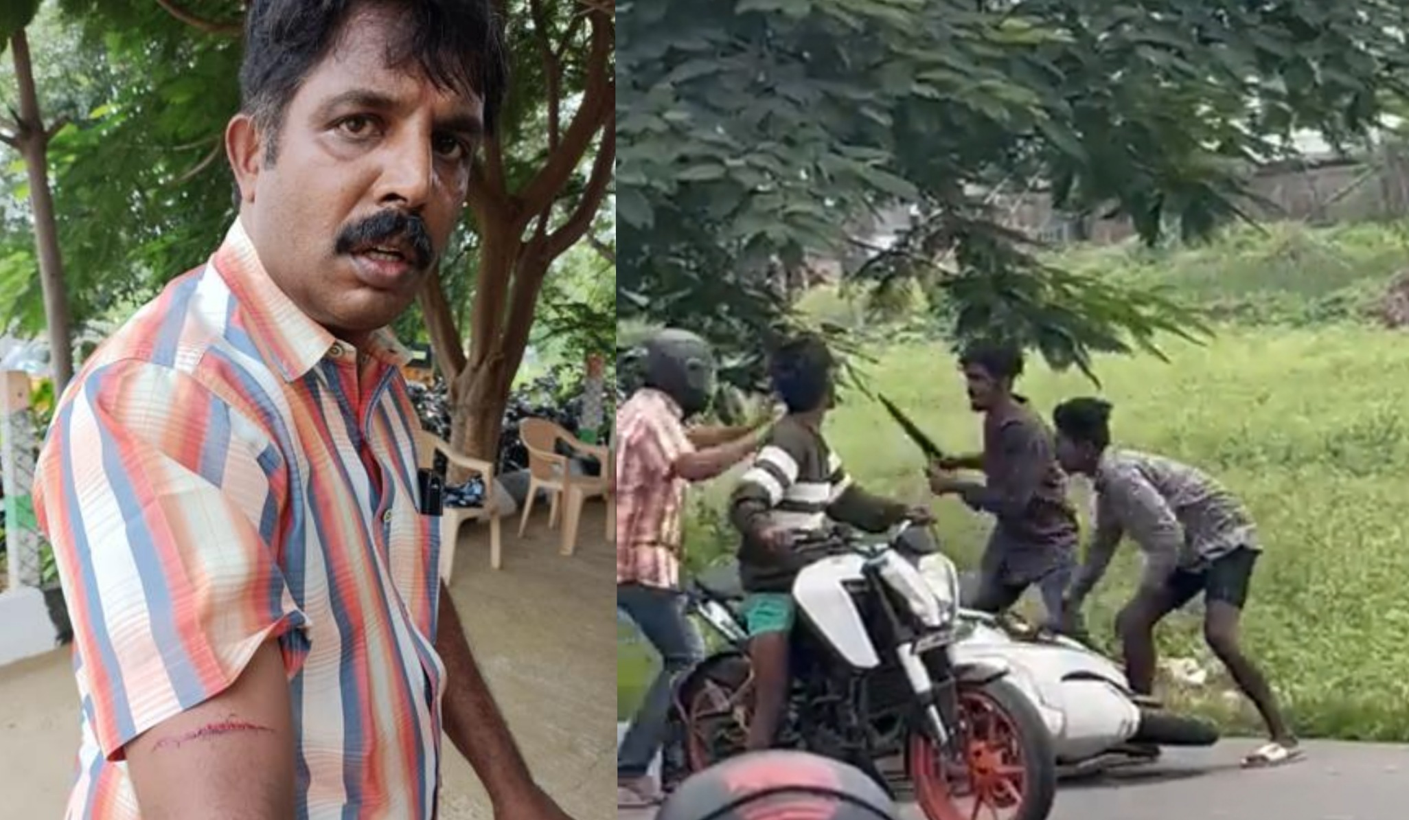 டாஸ்மாக் ஊழியரிடம் கத்திமுனையில் வழிப்பறி! இணையத்தில் வைரலாகும் வீடியோ! - Seithipunal