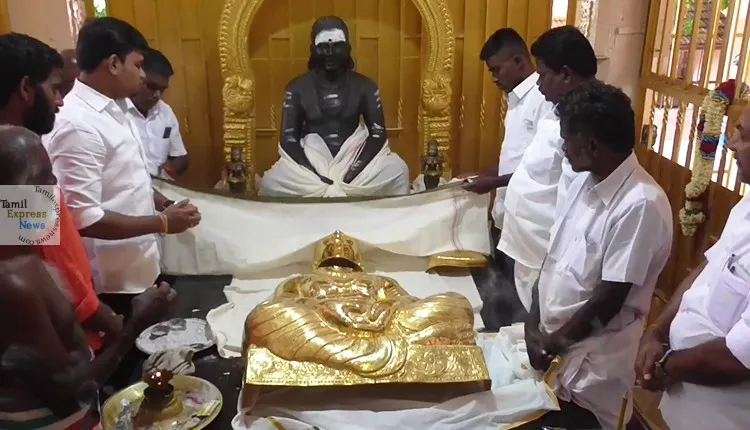 தேவர் சிலையின் தங்க கவசம் - தனியார் வாங்கி தரப்பில் வெளியான தகவல் ...